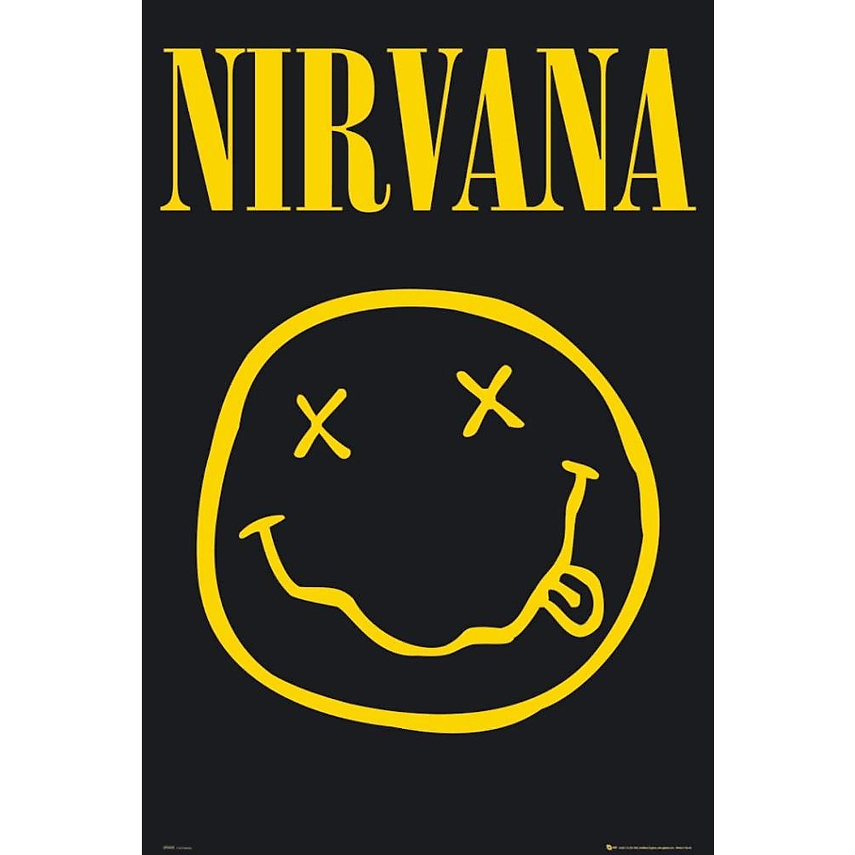 NIRVANA - Smiley Poster 24 x 36in