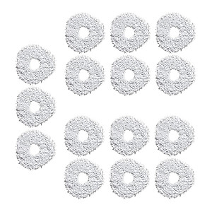 SNEEKE 15Pcs Vacuum Cleaner Mop Pad Resuable Mop Cloth Parts，Compatible for Narwal T10 Robot Sweeping Accessories Parts Microfiber Mops Parts Cleaning Accessories