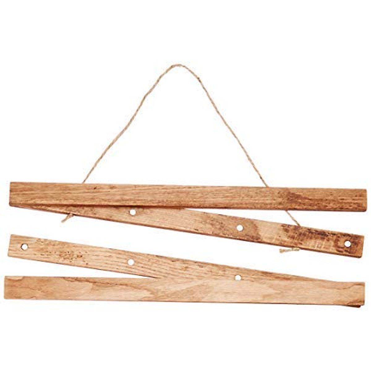 18x24 Magnet Poster Hanger, Oak Frame, 18.5" Length Allows Slight Overhang, Strong Embedded Magnets, 18 x 24 18x24, 18" 17" 16" Artwork, Modern Farmhouse, Rustic Barnwood (18.5", Natural Wood)