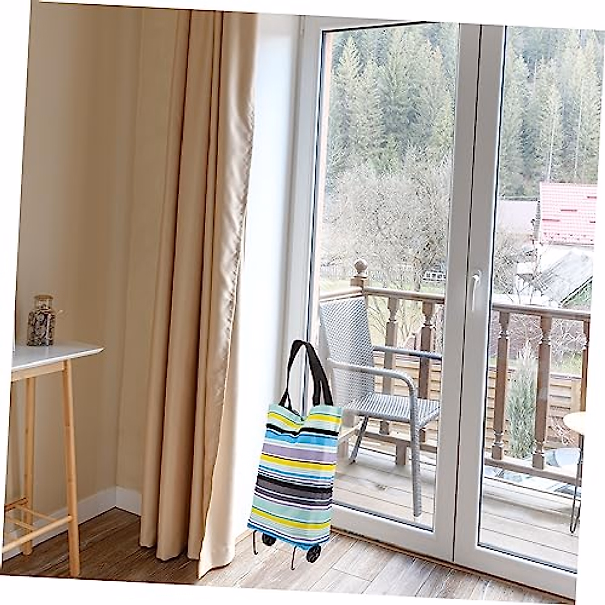 ULTECHNOVO Suitcase Oxford Cloth Shopping Telescopic