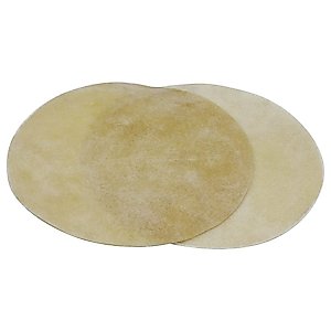 ERINGOGO 2 Pack Buffalo Leather Djembe Head, Durable Drum Skin Replacement- 11 Inch