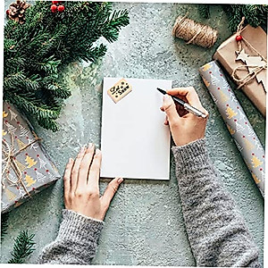 NOLITOY 3pcs Christmas Snowflake Stamp Art Craft Stamp Wooden Christmas Stamp DIY Scrapbook Wooden Stamps Wood Snow Seal Christmas Diary Stamp Diary Scrapbook Stamp self Made The Sign