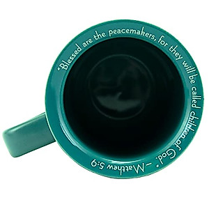 Abbey Gift Ceramic St. Francis Mug and Coaster Set, 4 by 4.38",56472T