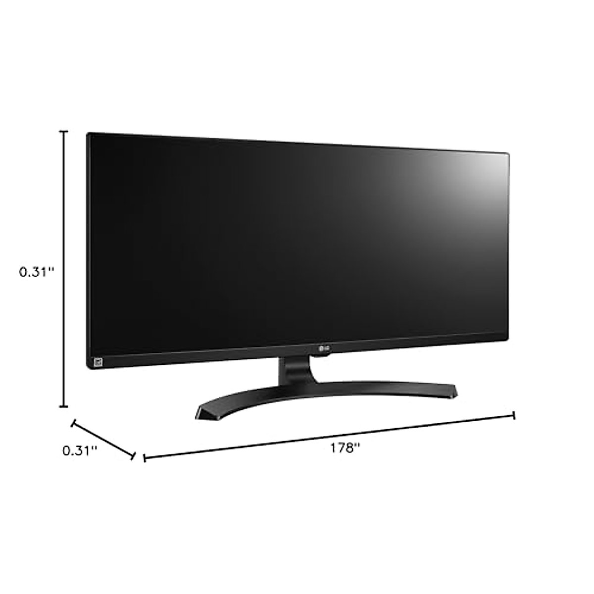 LG 34UM68-P UltraWide Monitor 34” 21:9 IPS Display, sRGB Over 99%, On-Screen Control with Screen Split, FreeSync,Height & Tilt Adjustable Stand
