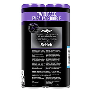 Edge Shave Gel for Men Extra Moisturizing Twin Pack - 7 Ounce