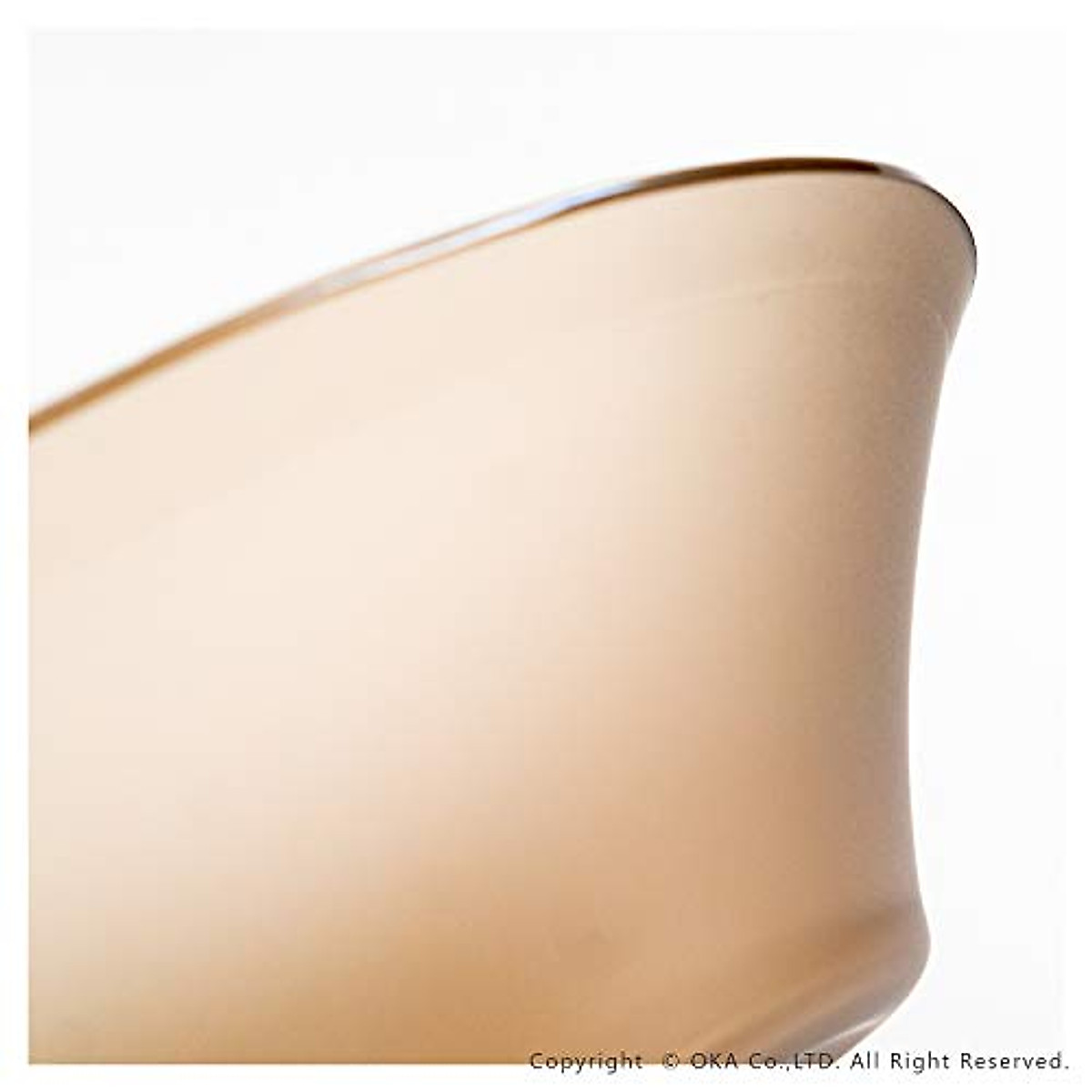 OKA D Nature Wash Bowl, Black (Hot Water Tub, Bathtub), Approx. Width 11.0 x Depth 10.6 x Height 3.5 inches (28 x 27 x 9 cm)