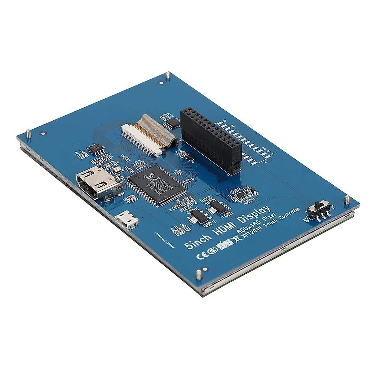Touchscreen for , 5" LCD HDMI 800x480 Ultra HD Display Capacitive Touch Screen for Raspberry PI3 PI2/B& Monitor, Gaming Monitor for Pi 3/2/1