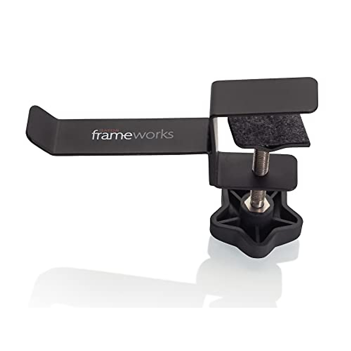 Gator Frameworks Cases Frameworks Headphone Hanger for Desks (GFW-HP-HANGERDESK), Black Small