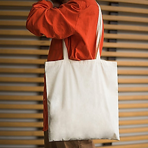 BeeGreen Colorful Butterflies Aesthetic Canvas Tote Bag Large Capacity 12 oz Tote Bag Portable Washable for Women Grocery Shopping Gift Bag for Mom Friends