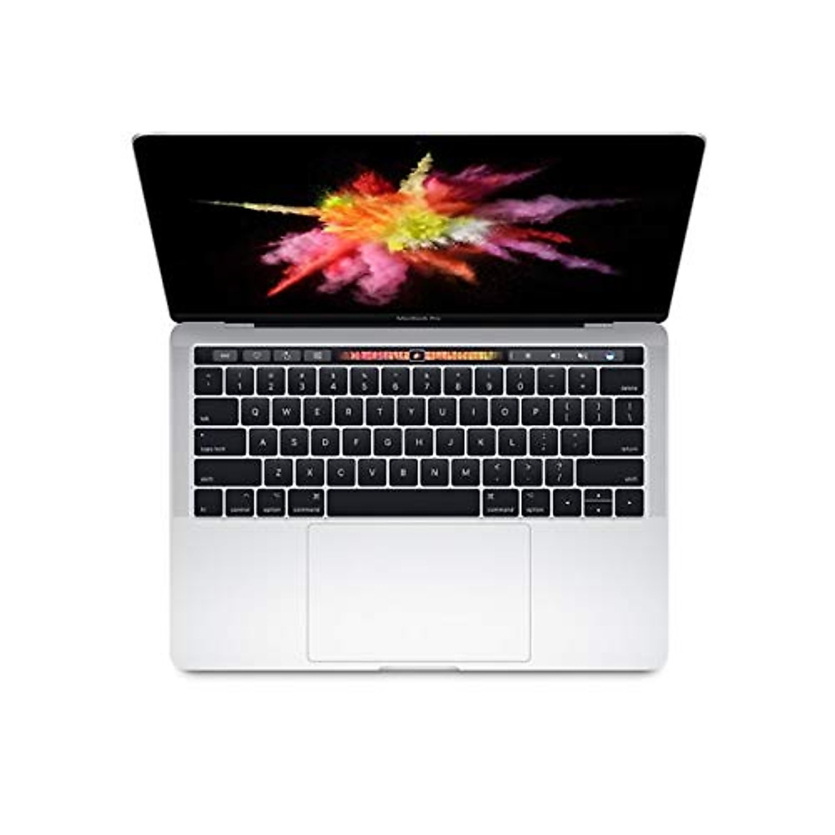 Apple MacBook Pro with Touch Bar (Mid 2017), 13.3in 227ppi Retina Display, Intel Core i5-7267U Dual-Core 3.1GHz, 512GB, 8GB DDR3, 802.11ac, Bluetooth, macOS 10.12.5 Sierra - Silver (Renewed)