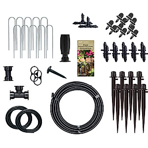 Orbit 69525 Micro Bubbler Complete Drip Irrigation Watering Kit