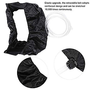 Air Conditioning Bag, Wall-Mounted Waterproof Air Conditioner Protector Bag Washing Cover for Home Office, Black