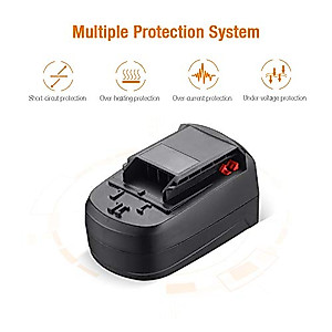 BABAKA 2Pack 3500mAh SB18C Battery Compatible with SKIL 18-Volt SB18A SB18B Ni-Cd Cordless Tools 2810 2888 2895 2897 2898 4570 5850 5995 7305 9350