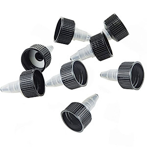 XGNG 24PCS Replacement Caps Natural Twist Top Caps Dispensing Caps for Squeeze Bottles Angelus Paint Bottles