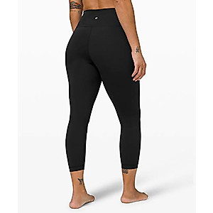 Lululemon Athletica Wunder Under High Rise Tight 25 7/8 Yoga Pants (Black Luxtreme,10)