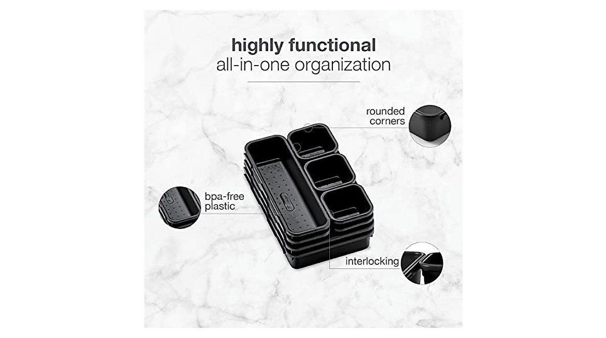 madesmart Interlocking Organizer - Custom Drawer Storage Solution