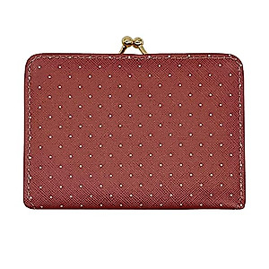 Backpack Fashion Cartoon Character Wallet Womens Leather Tri-Fold Wallet (Yellow)