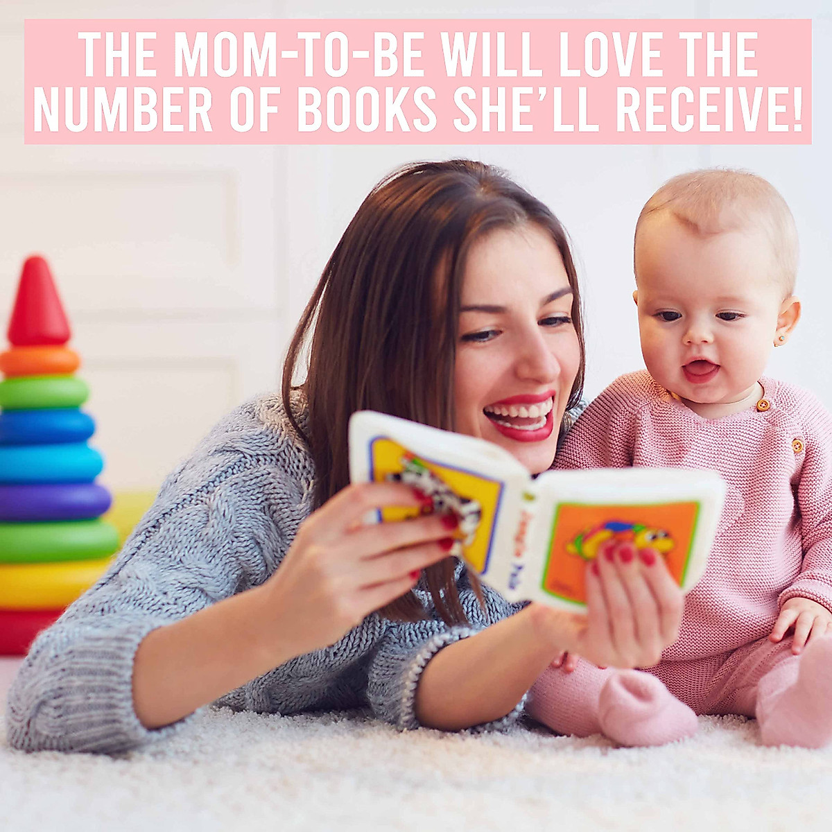 25 Book Request Baby Shower Guest Book Alternative - Princess Baby Shower Invitation Inserts, Books For Baby Shower Request Cards, Bring A Book Instead Of A Card, Baby Shower Book Request For Girls