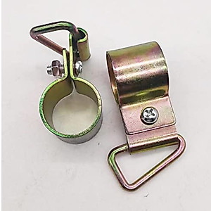 Kerlista,2-Pcs, Weed Eater Trimmer Shaft Clamp Trimmer Replacement Shaft Boom Clamp Shoulder Strap Drive Straight Shaft Tube Mount Clamp for Trimmer Harness Shoulder Strap Garden Lawn Cutter (D-24MM)