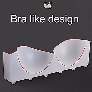 NewMoo 6Pcs / Set Underwear Boxes Stable Stackable Bra Clothes Storage Rack Cupboard Drawer Divider Finishing Combination Bra Organizer