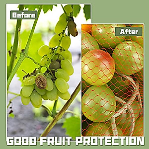 Zhengmy 500 Pcs Mesh Produce Bags for Vegetables Reusable Nylon Vegetable Onion Fruit Grocery Seafood Boiling Bags Plastic Toy Green,Red,White,Yellow