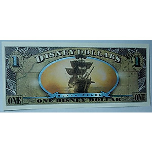 2007 Pirates of the Caribbean Disney Dollar (20th Anniversary) The Curse of the Black Pearl (Individual Serial Number) Uncirculated