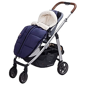 KZ Dotnz Winter Stroller Footmuff, Toddler Sleeping Bag for Stroller Multi-Zippers, Central and Side Opens, Stroller Blanket Easy for Baby in&Out Temperature Regulation stroller winter cover