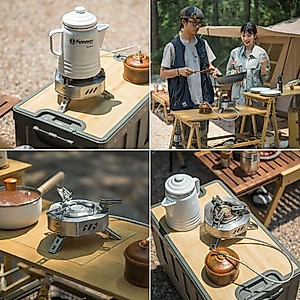 Naturehike Portable Camping Stove, Extra High Output, 15014 BTU Outdoor Stove,Backpacking Essentials, Outdoor Windproof Camp Stove, single burner stove