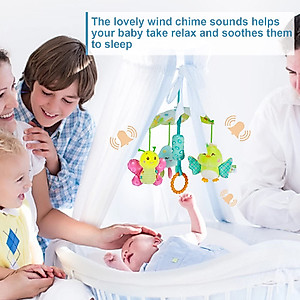 2 Pack Car Seat Toys for Infants Hanging Stroller Toys Toddlers Clip on Toys Baby Toys for Baby Boys and Girls Ages 3 Months & up