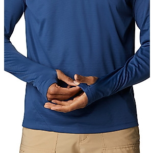 Columbia Men's PFG Zero Rules Ice Long Sleeve Shirt, Carbon, XX-Large