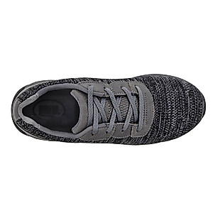 Drew Terrain Womens Lace Up Comfort Shoe, Black Knit,8 Medium (B)