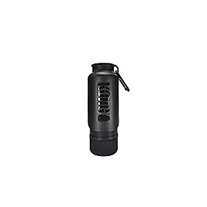 KONG H2O Insulated Dog Water Bottle & Travel Bowl, 25 oz - Black