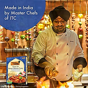 Kitchens Of India Paste for Butter Chicken Curry, 3.5-Ounce Boxes (Pack of 6)