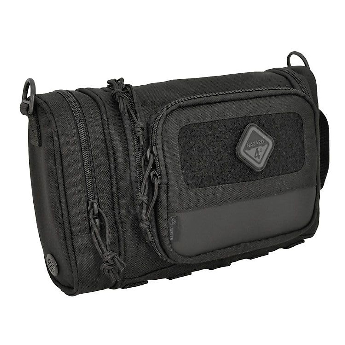HAZARD 4 Reveille: Rugged Grooming Kit/Heavy-Duty Toiletry Bag - Black, 11.8 x 8.3 x 4.7 inches