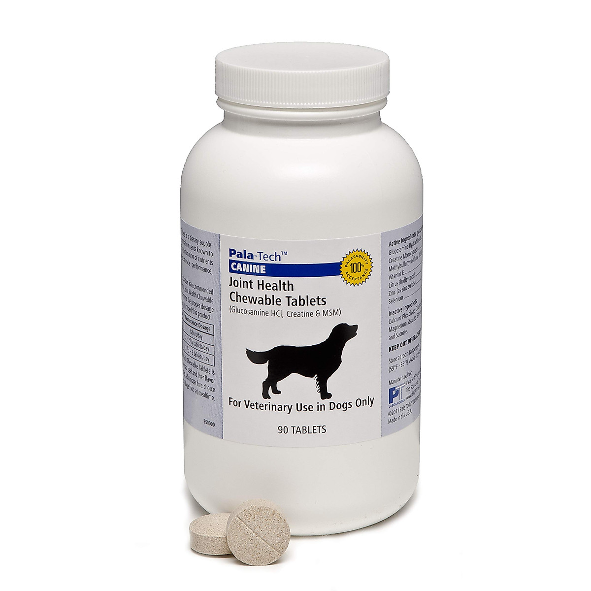 PALA TECH Canine Joint Health Chewables for Dogs (90 tabs)