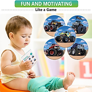 Potty Training Stickers Reusable - Toilet Targets for Potty Training Boys & Girls 10 pcs Toddlers Kids Magic Potty Targets Color Changing Potty Training Urinal Bullseye Toilet Reusable Pee Aim Target