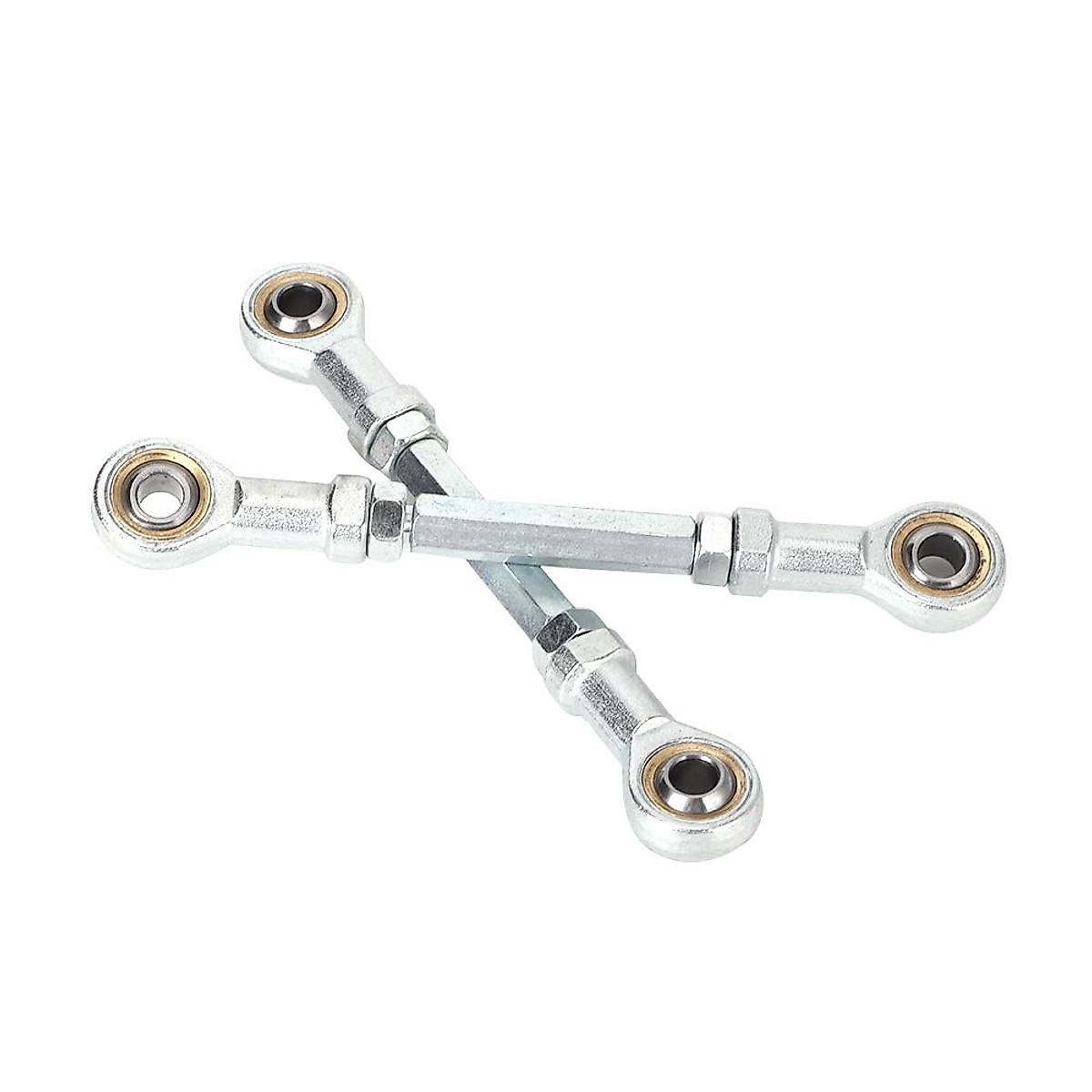 Kart Suspension Kit, 2pcs 150mm to 170mm 8mm Steering Tie Rod Kit Ball Joint for 49cc Electric Mini ATV Go Kart