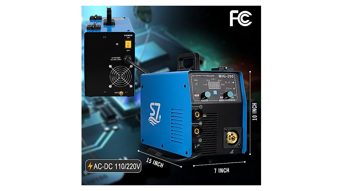S7 200Amp 4 in 1 MIG Welder - Versatile & Easy to Use