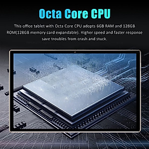 2 in 1 Tablet, 10.1 Inch Android 12 Tablet with Keyboard, 4G LTE Tablet, 6GB RAM 128GB ROM, Octa Core CPU, FHD Display, 8+16MP Dual Camera, WiFi, BT5.0, 7000mAh Battery (Gold)