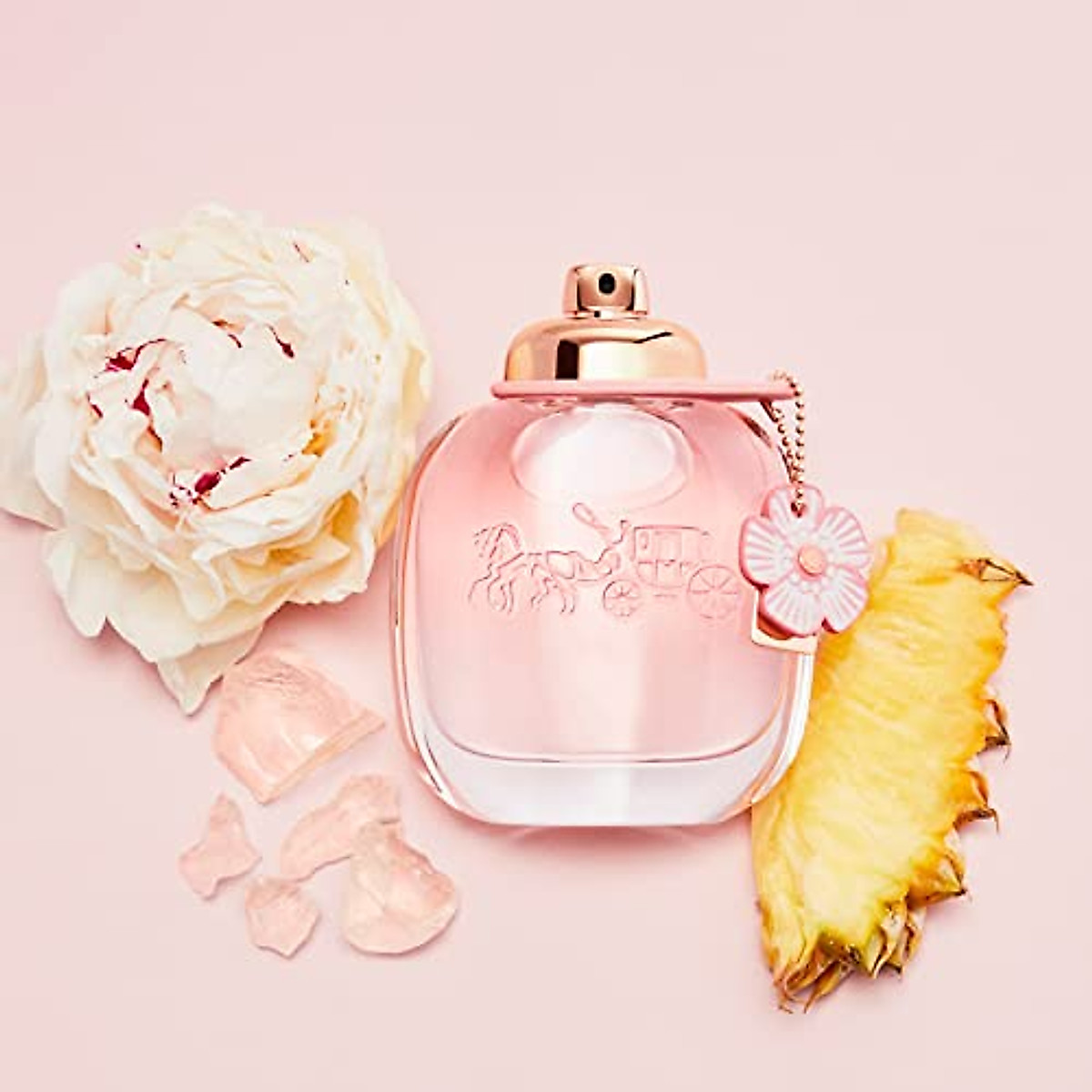 Coach Floral Eau de Parfum Purse Spray - Long Lasting Fragrance with notes of Pineapple Sorbet, Peony & Crystal Musks - Floral & Fruity - 0.33 fl. oz.