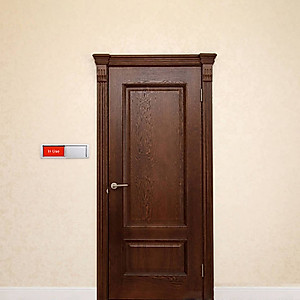 in Use or Available Sign,Vacant Occupied Sign for Home Office Hotles Hospital Restroom, Vacant Occupied Slider Door Sign Tells Whether Room in Use or Available, 7'' x 2''