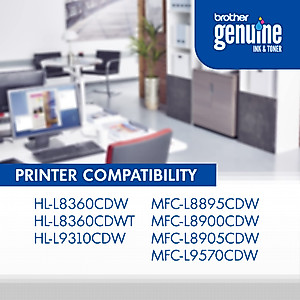 Brother Genuine Super High Yield Toner Cartridge, TN436M, Replacement Magenta Toner, Page Yield Up to 6,500 Pages, Amazon Dash Replenishment Cartridge, TN436