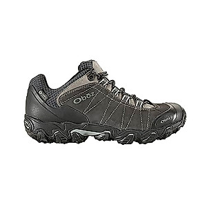 Oboz Men's Bridger Low B-Dry Waterproof Hiking Shoe, Dark Shadow, 10.5