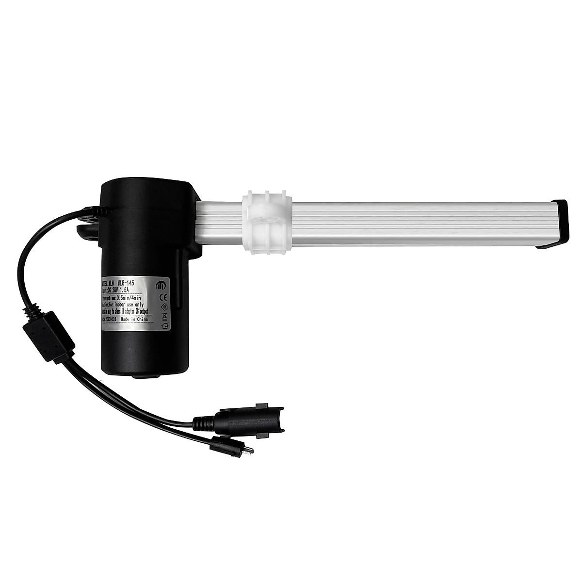 Kroshine Power Recliner Motor Replacement with Cord Model ML8-145 Linear Actuator for Sofa Lift Chair Couch Massage Seat Bed, Aluminum