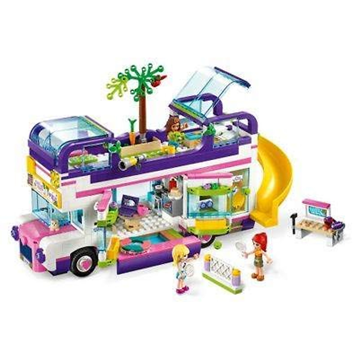 LEGO Friends Friendship Bus 41395 Heartlake City Toy Playset Building Kit Promotes Hours of Creative Play (778 Pieces)