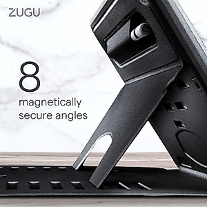 ZUGU CASE for 10.2 Inch iPad 7th / 8th / 9th Generation Case (2021/2020/2019), Protective, Thin, Sleek Design, Magnetic Stand, Sleep/Wake Cover, Magnetic Cover, Black