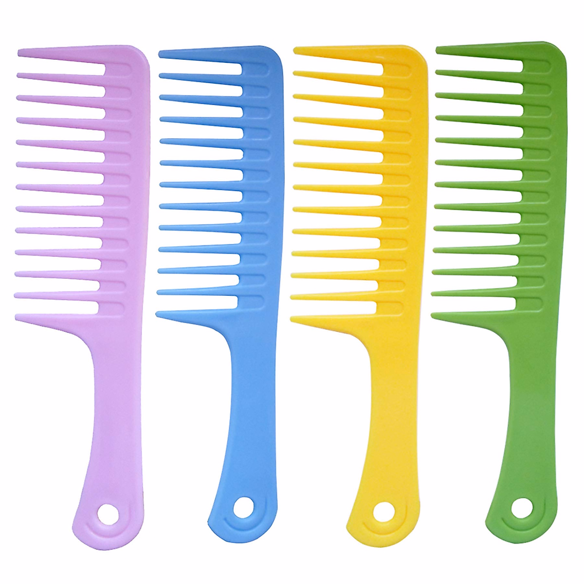 4 Pcs Wide Tooth Comb Detangling Hair Brush Wide Comb Detangler Comb Curl Comb, Best Styling Comb for Long, Wet or Curly Hair Improve Blood Circulation