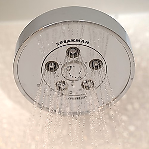 Speakman S-3010 Neo Anystream High Pressure Adjustable 2.5 GPM Shower Head, Polished Chrome