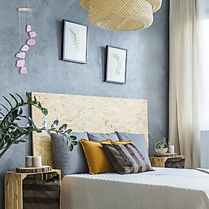 Cozy Tower Unique Rose Quartz Wind Chimes for Women Pink Crystal Hanging Ornaments Indoor Home and Garden Decor Housewarming Gift