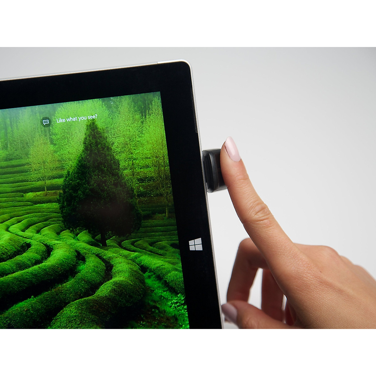 BIO-key SideSwipe Fingerprint Reader - Tested & Qualified by Microsoft for Windows Hello - Eliminate Passwords on Windows 7/8.1/10 - Includes OmniPass Online Password Vault with Purchase